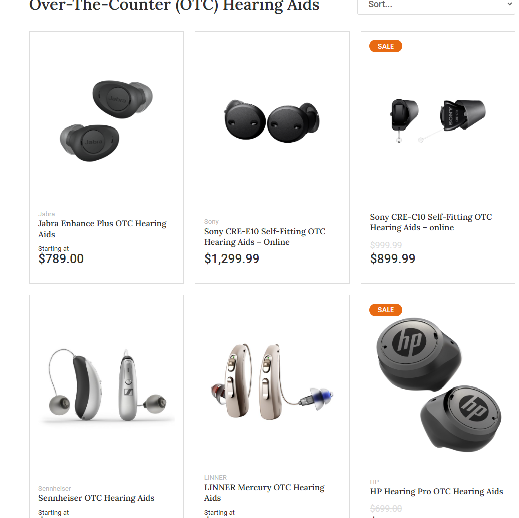 Sony OTC Hearing Aid - CRE-E10 - Hears Hearing & Hearables