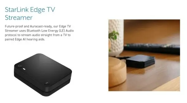 Starkey StarLink Edge TV Streamer - Hears Hearing & Hearables